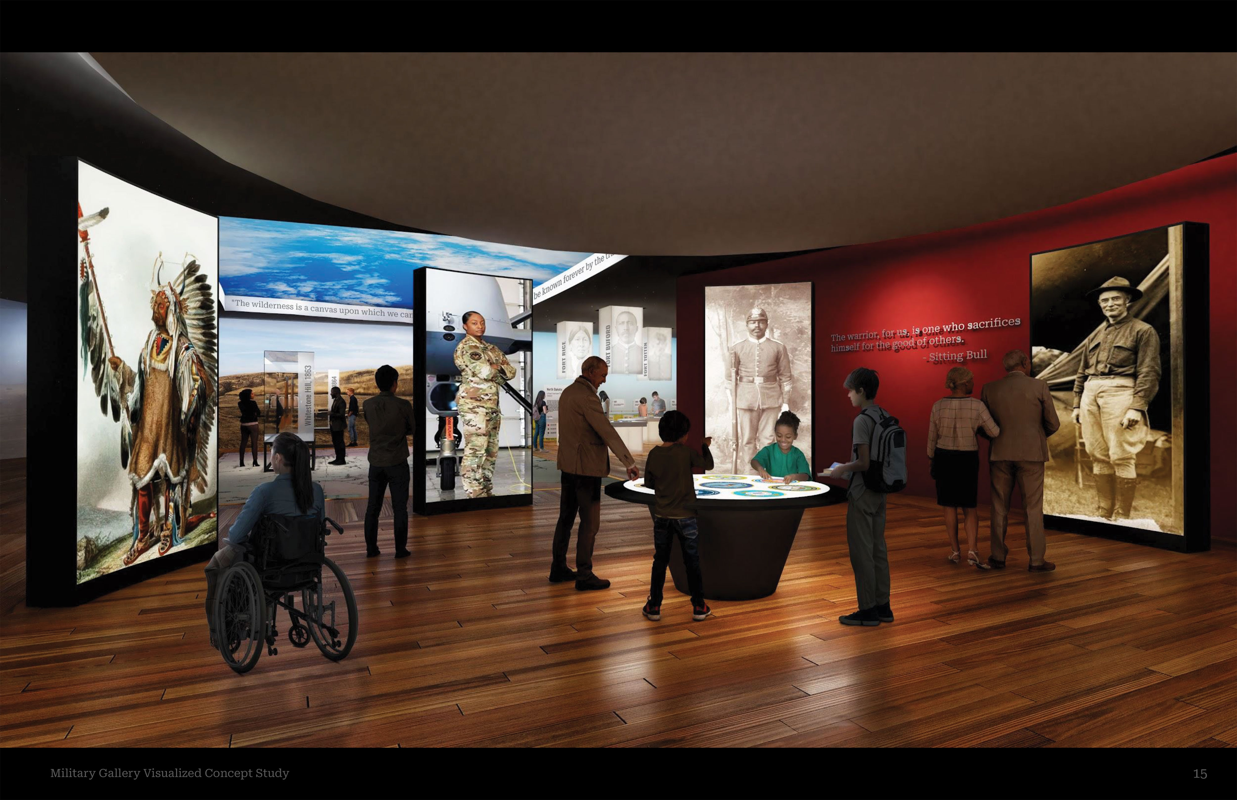 Architectural Rendering Drafts | North Dakota Heritage Center & State Museum